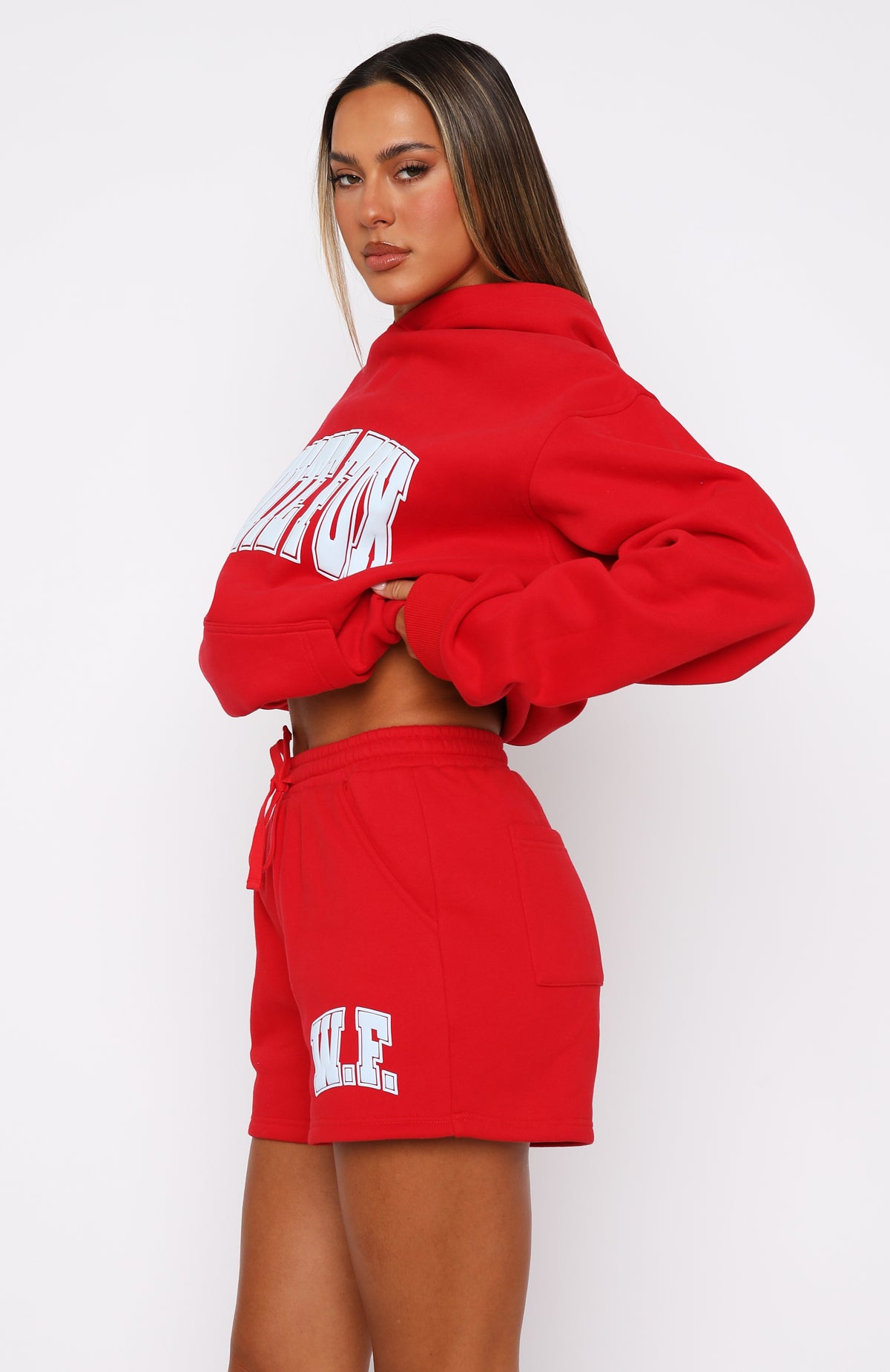 Decade Classics Varsity Lounge Shorts Red White Fox Boutique Us