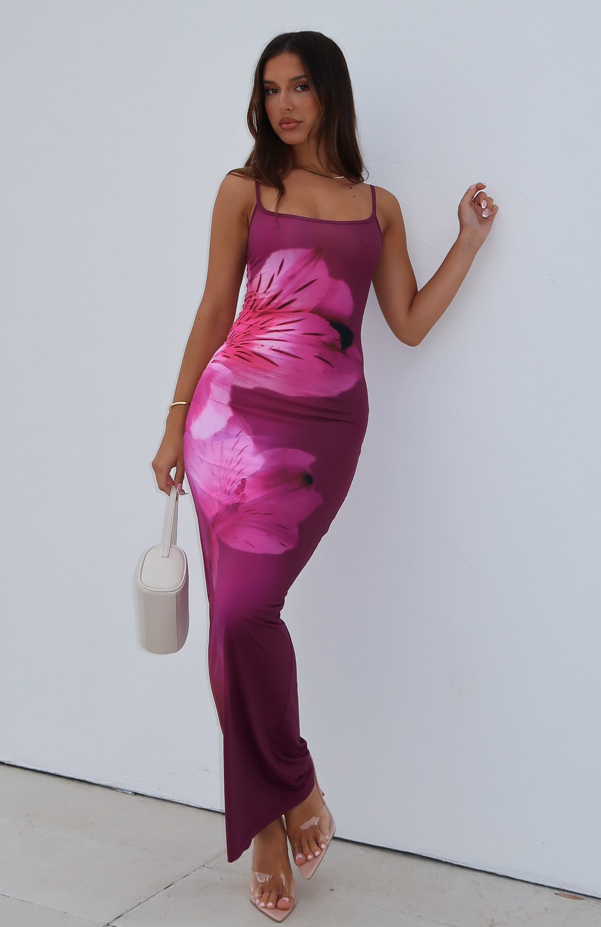 Feeling The Heat Maxi Dress Berry Lush | White Fox Boutique US