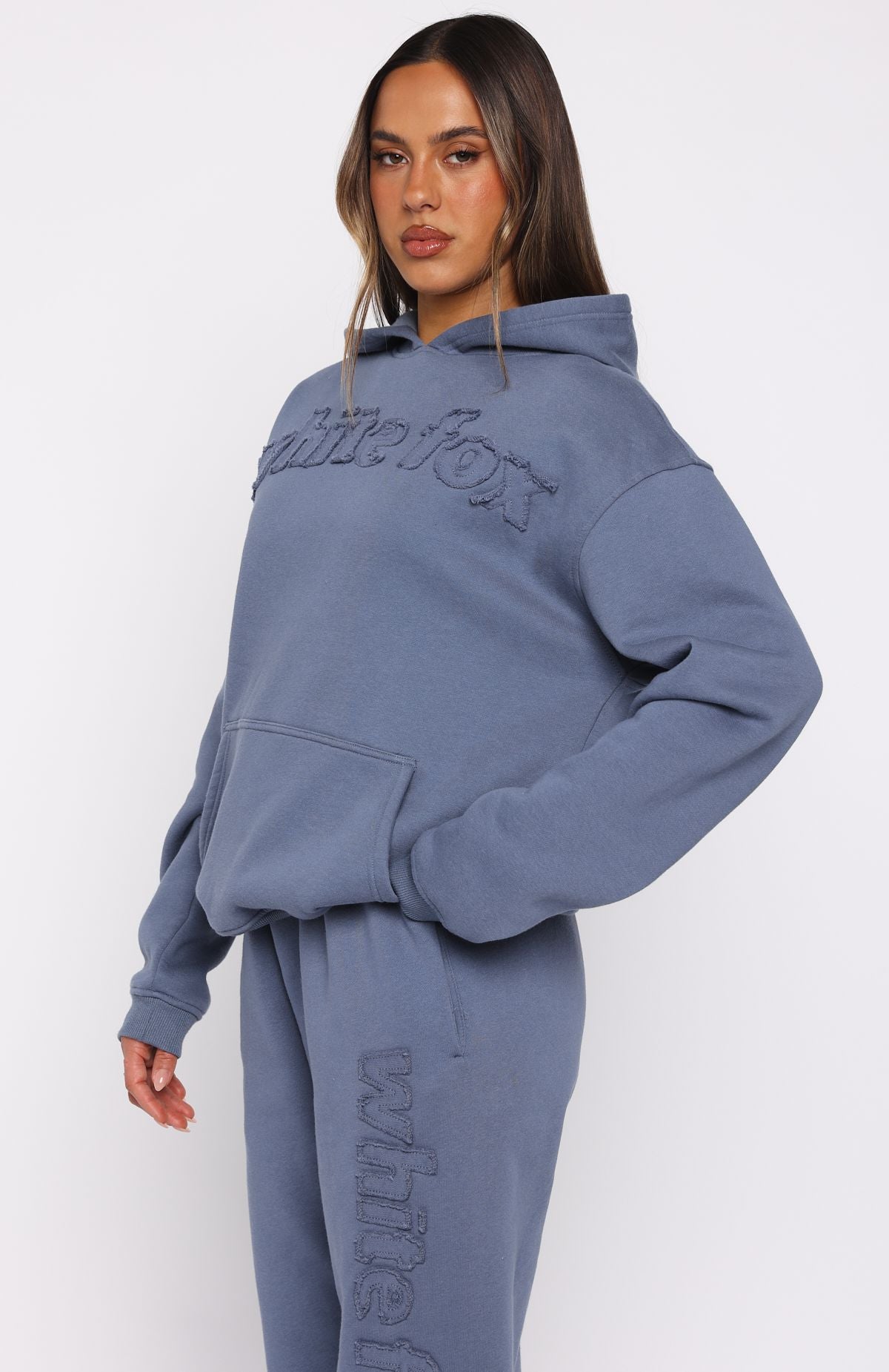From The Archives Lexi Oversized Hoodie Ocean | White Fox Boutique US