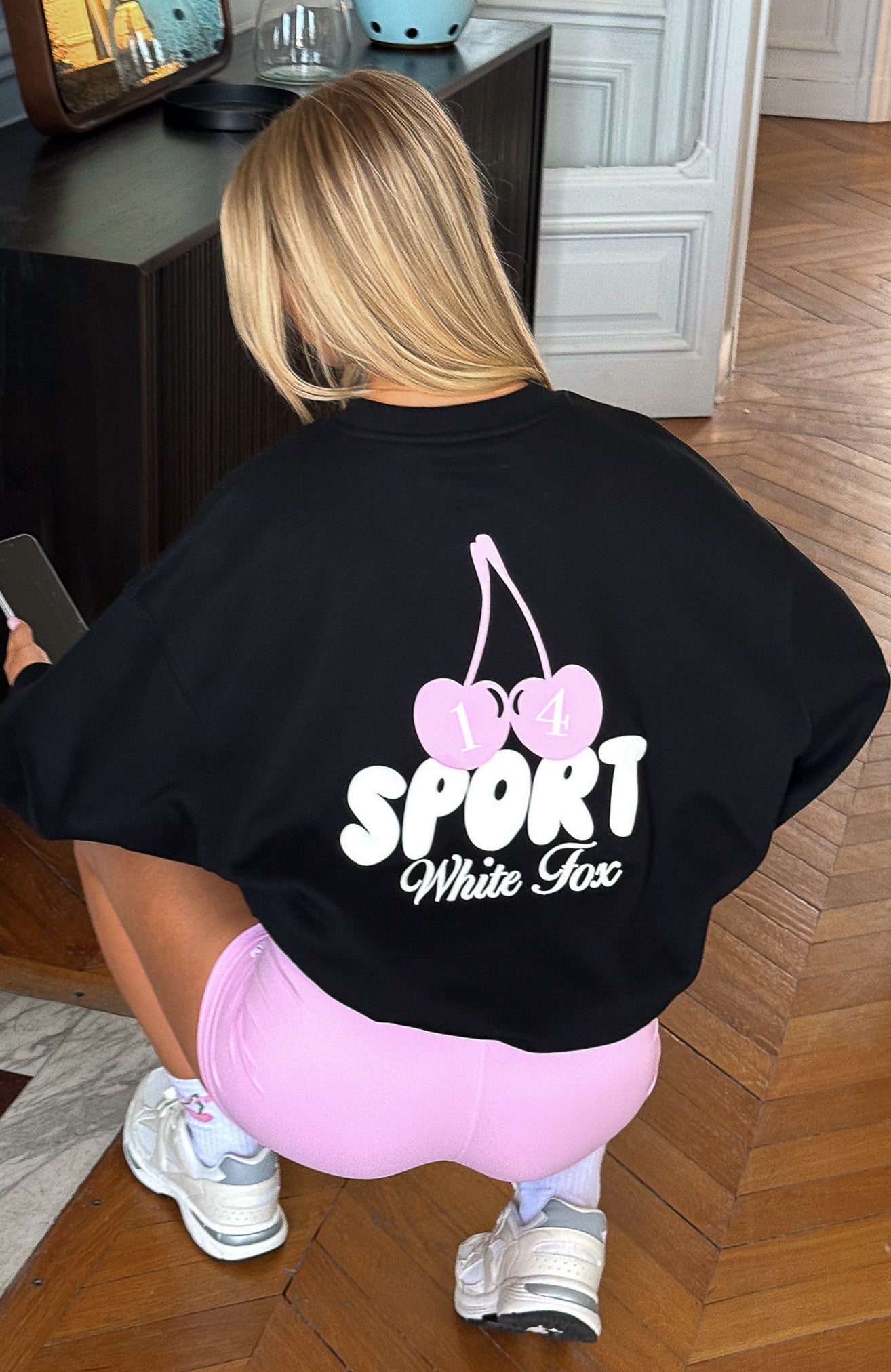 Club 14 Peyton Oversized Sweater Black | White Fox Boutique US