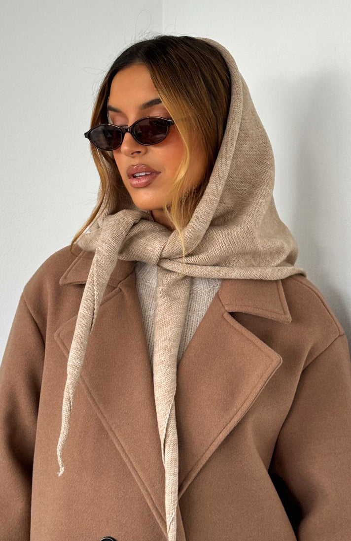 Audrey Triangle Scarf Oat | White Fox Boutique US