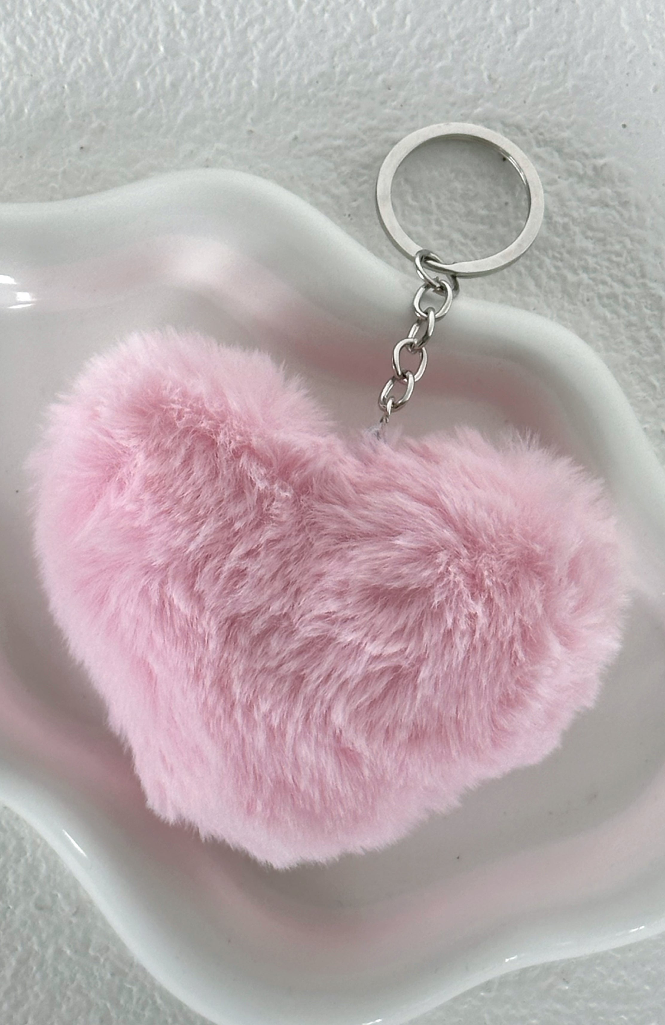 Jaxon Key Ring Baby Pink | White Fox Boutique US