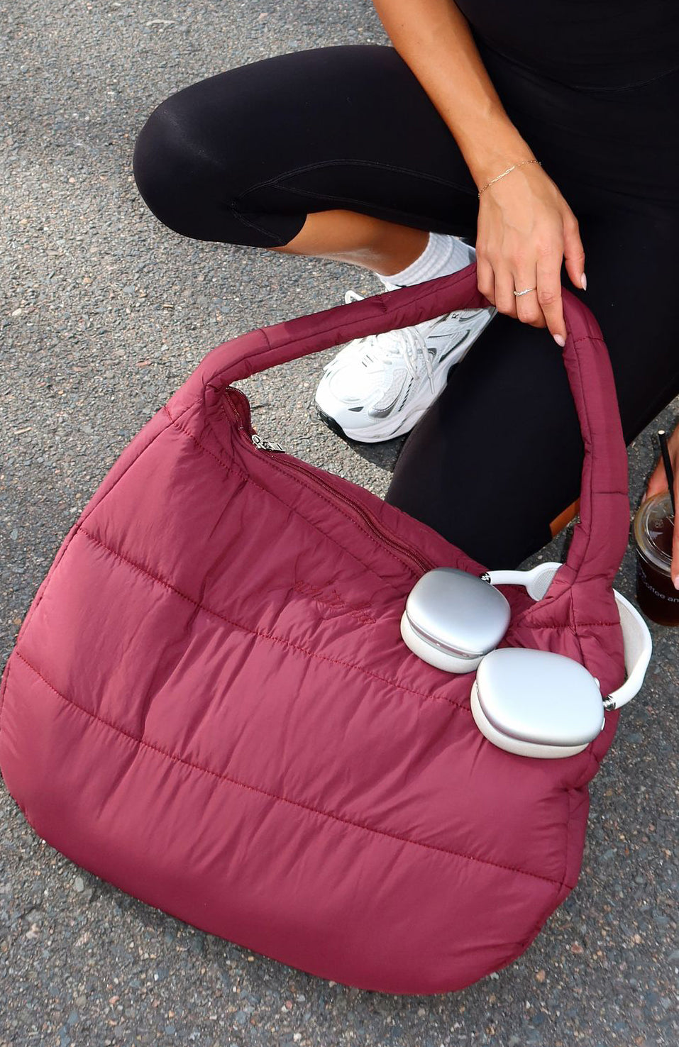 Mac Shoulder Bag Merlot | White Fox Boutique US