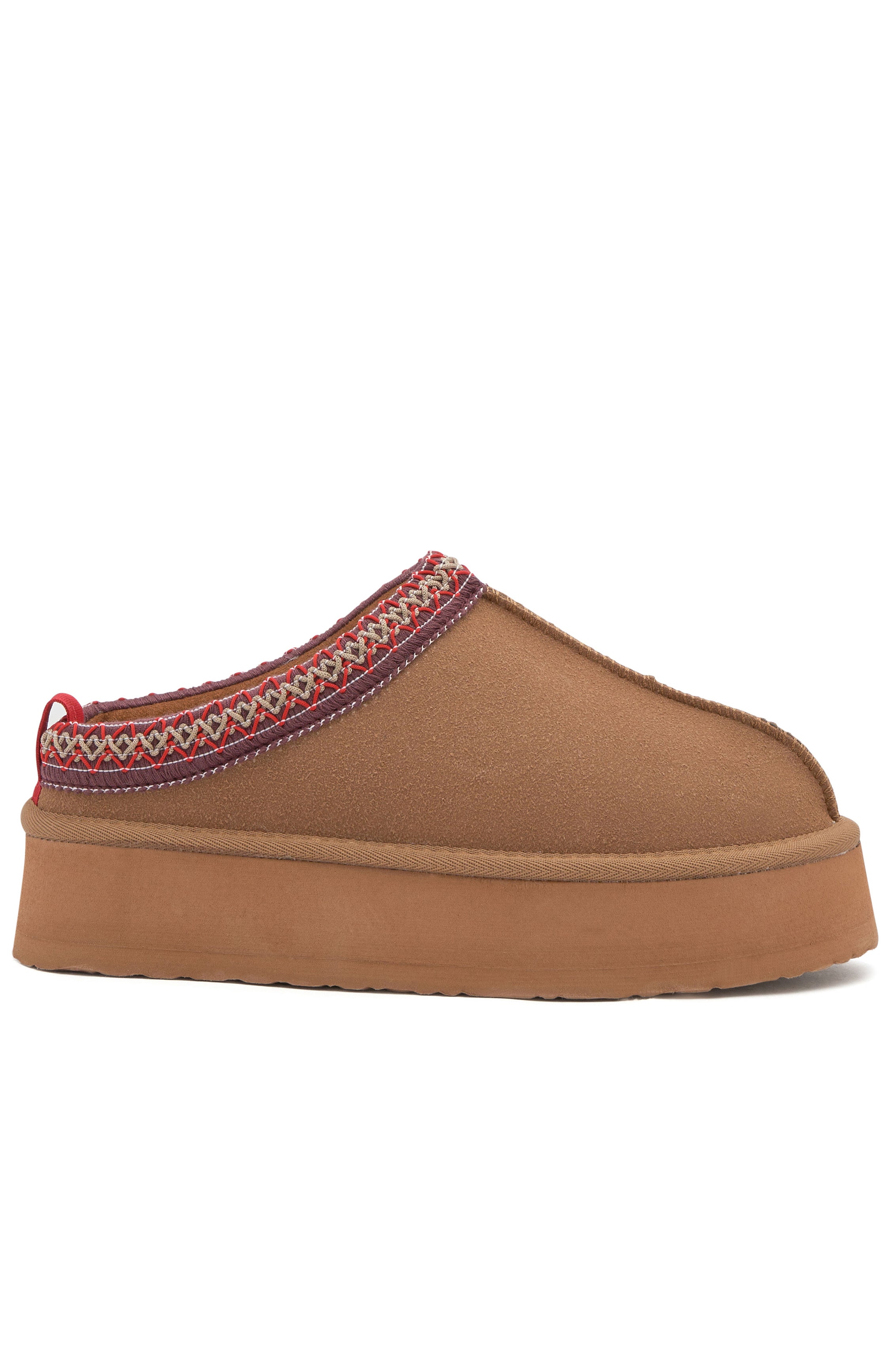 Tazmin Platform Snug Boots Chestnut | White Fox Boutique US