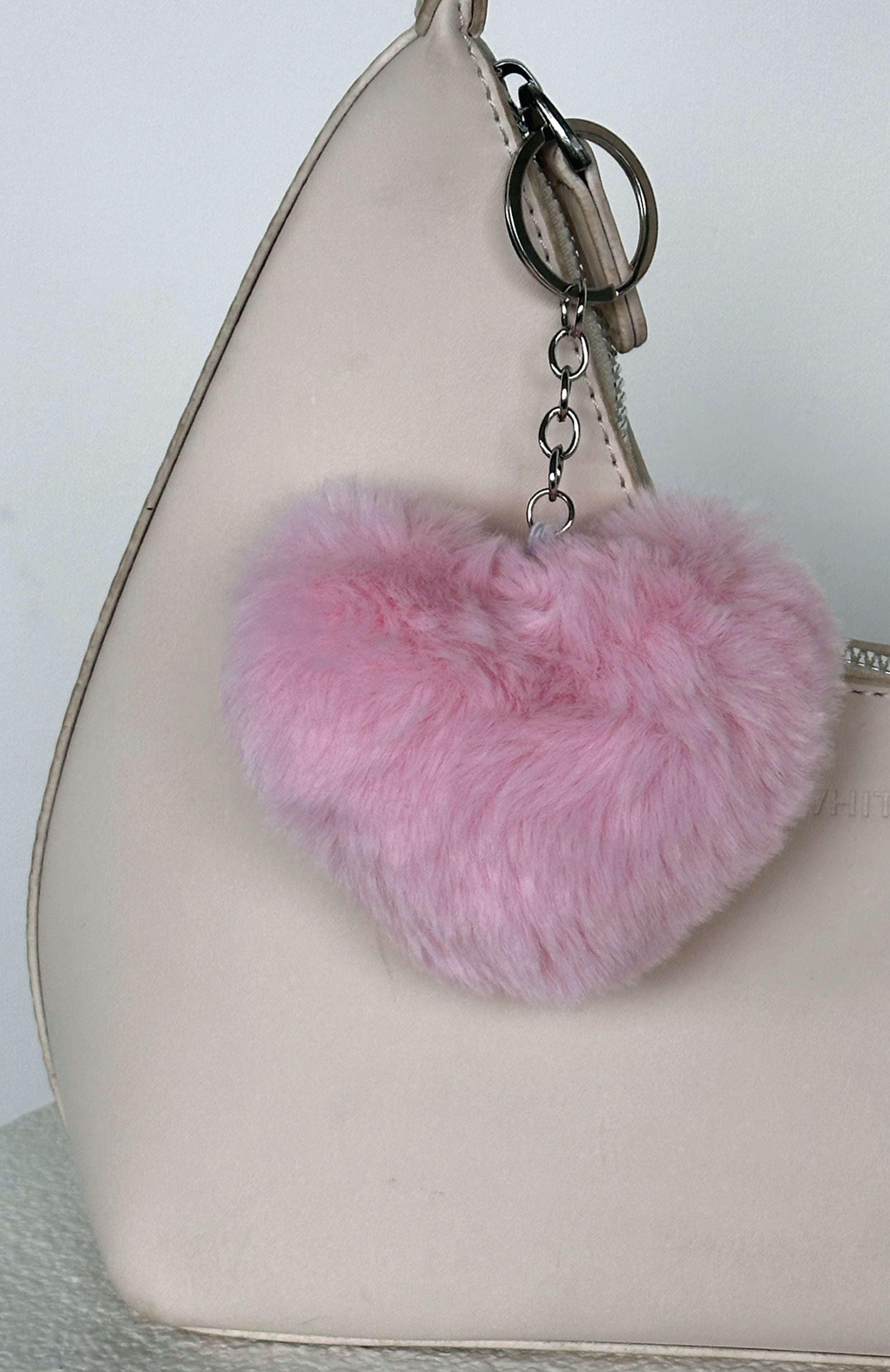 Jaxon Key Ring Baby Pink | White Fox Boutique US