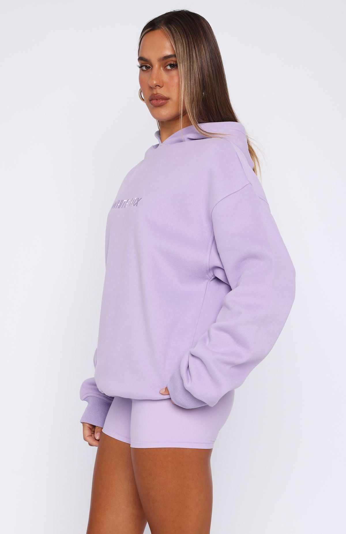 Stay Lifted Oversized Hoodie Lavender | White Fox Boutique US