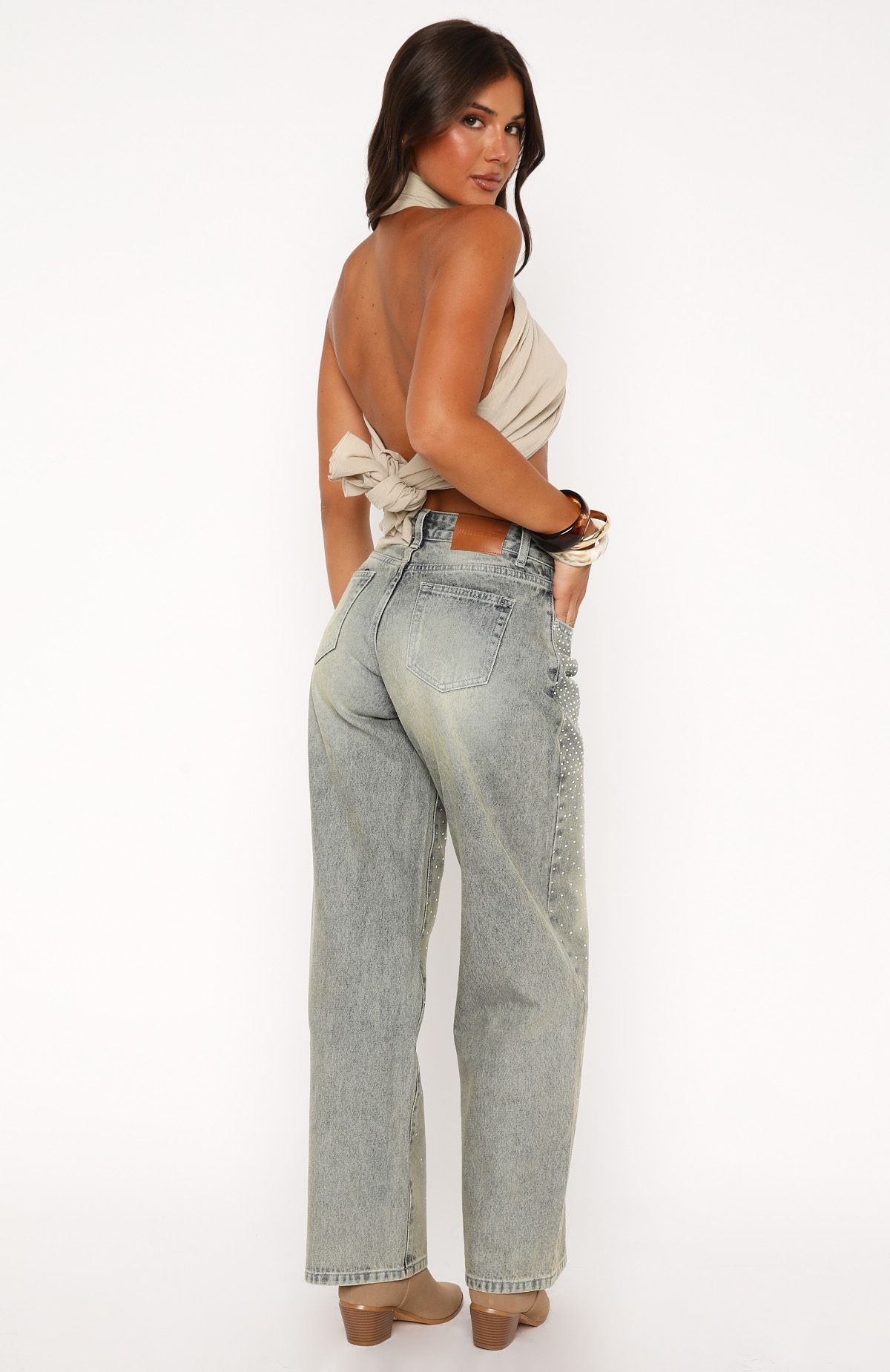 Luna Low Rise Wide Leg Jeans Sand | White Fox Boutique US Luna Low Rise Wide Leg Jeans Sand | White Fox Boutique US