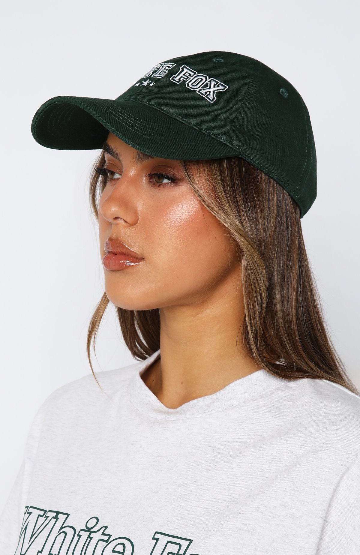 Social Season Cap Forest Green | White Fox Boutique US