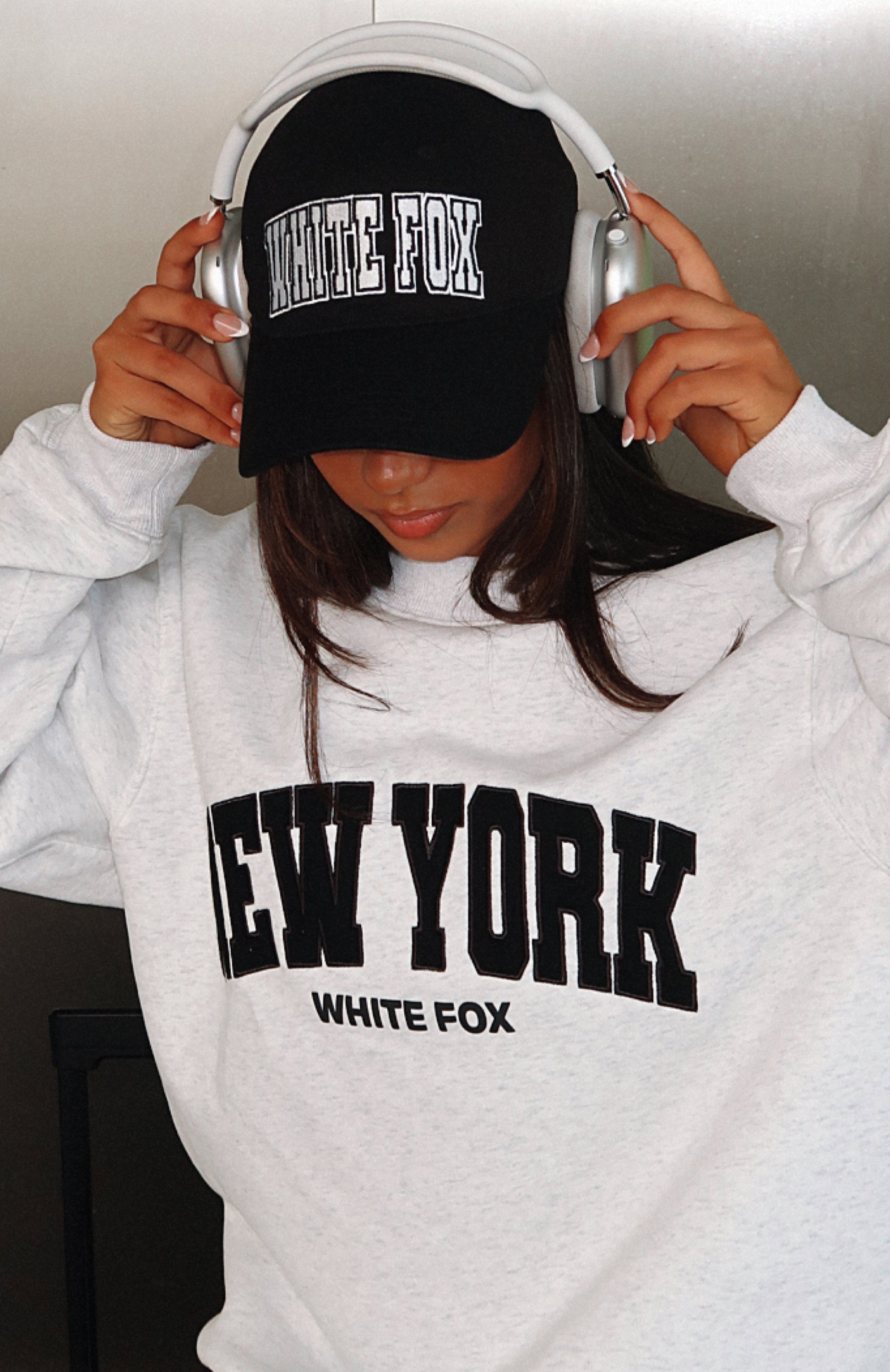 Decade Classics Varsity Cap Black | White Fox Boutique US