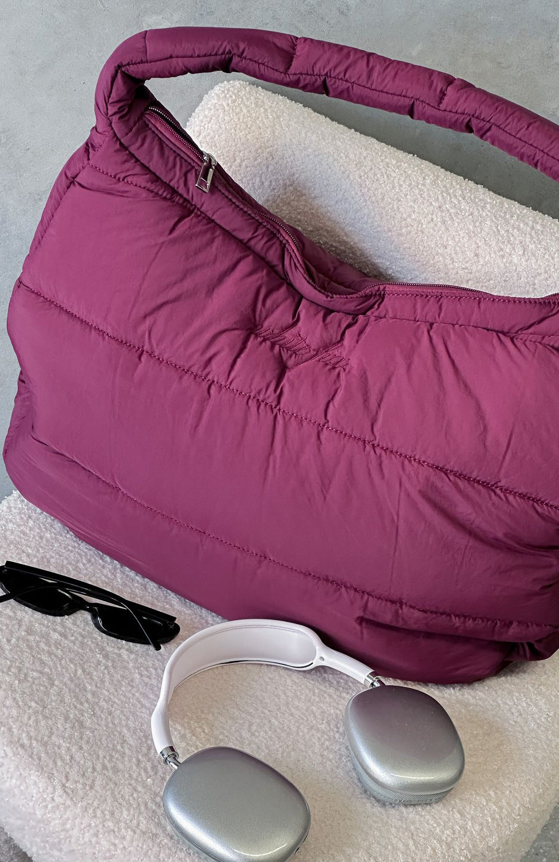 Mac Shoulder Bag Merlot | White Fox Boutique US