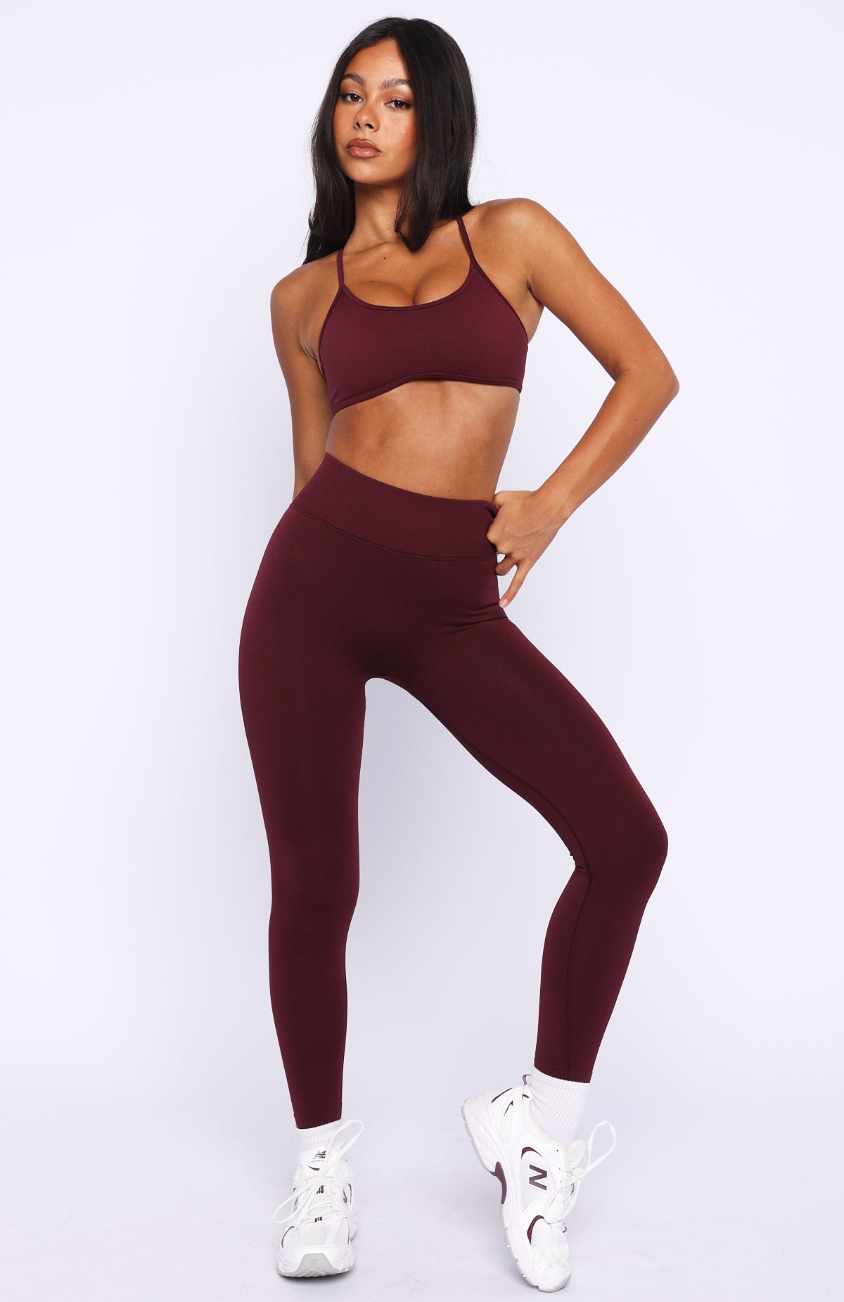 Charge Seamless Leggings Merlot | White Fox Boutique US