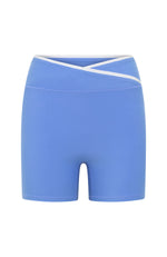 Defence Bike Shorts Blueberry/White | White Fox Boutique US