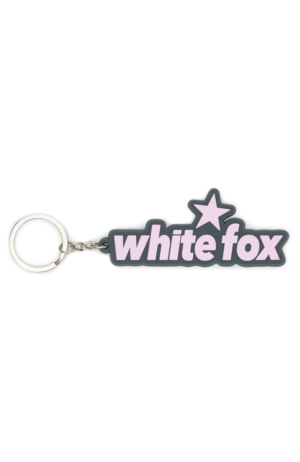 From The Archives Charli Keychain Charcoal/Pink | White Fox Boutique US