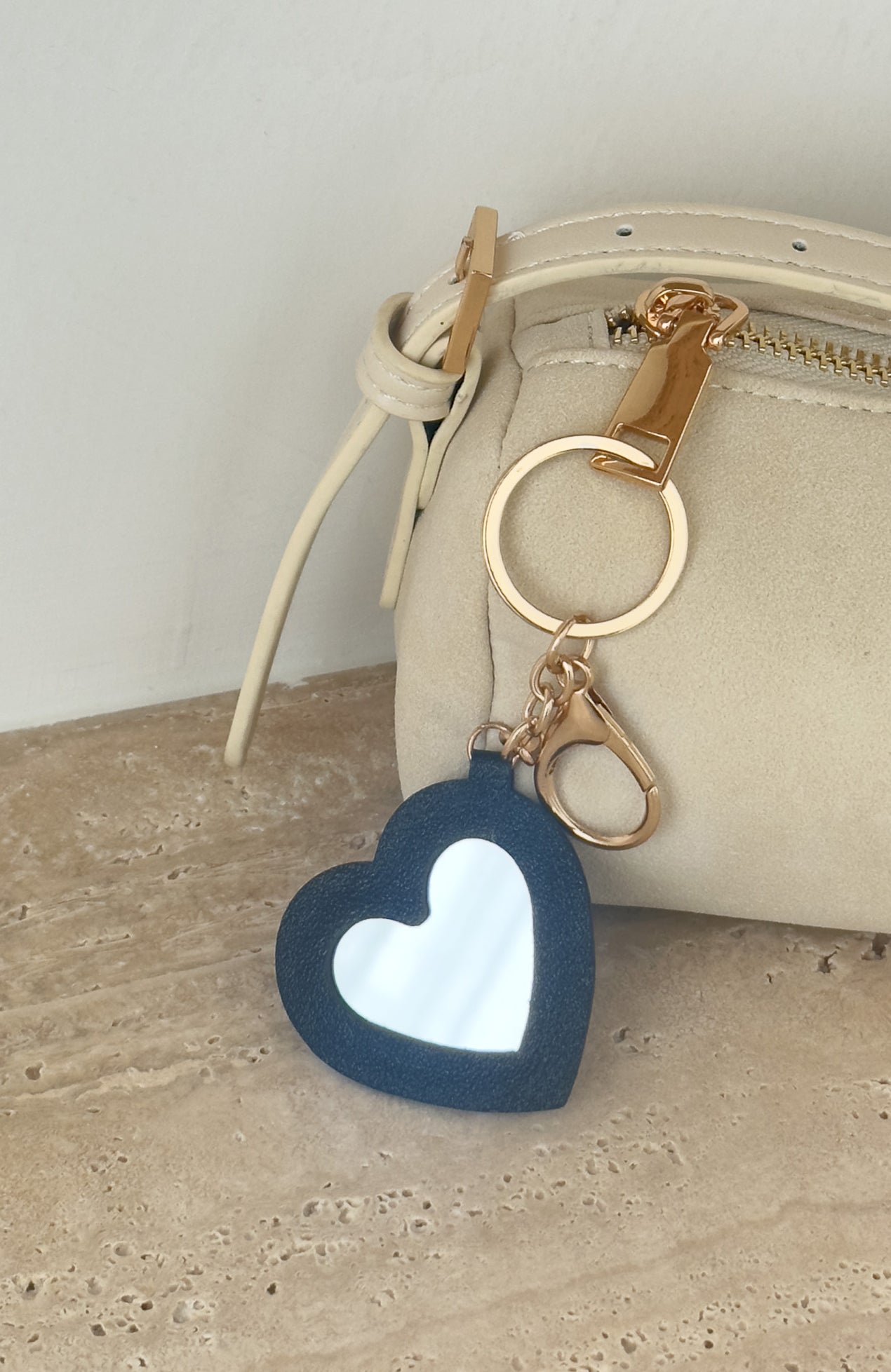 Haven Keychain Black | White Fox Boutique US