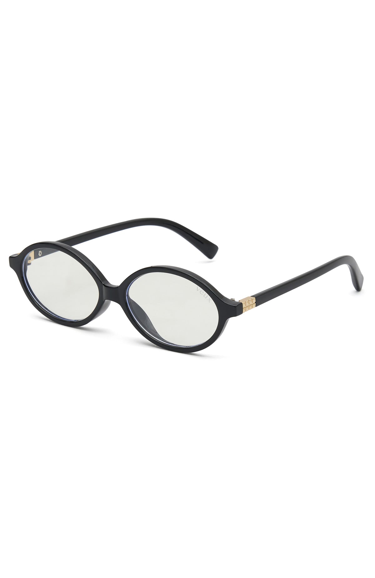 Liam Blue Light Glasses Black/Clear | White Fox Boutique US