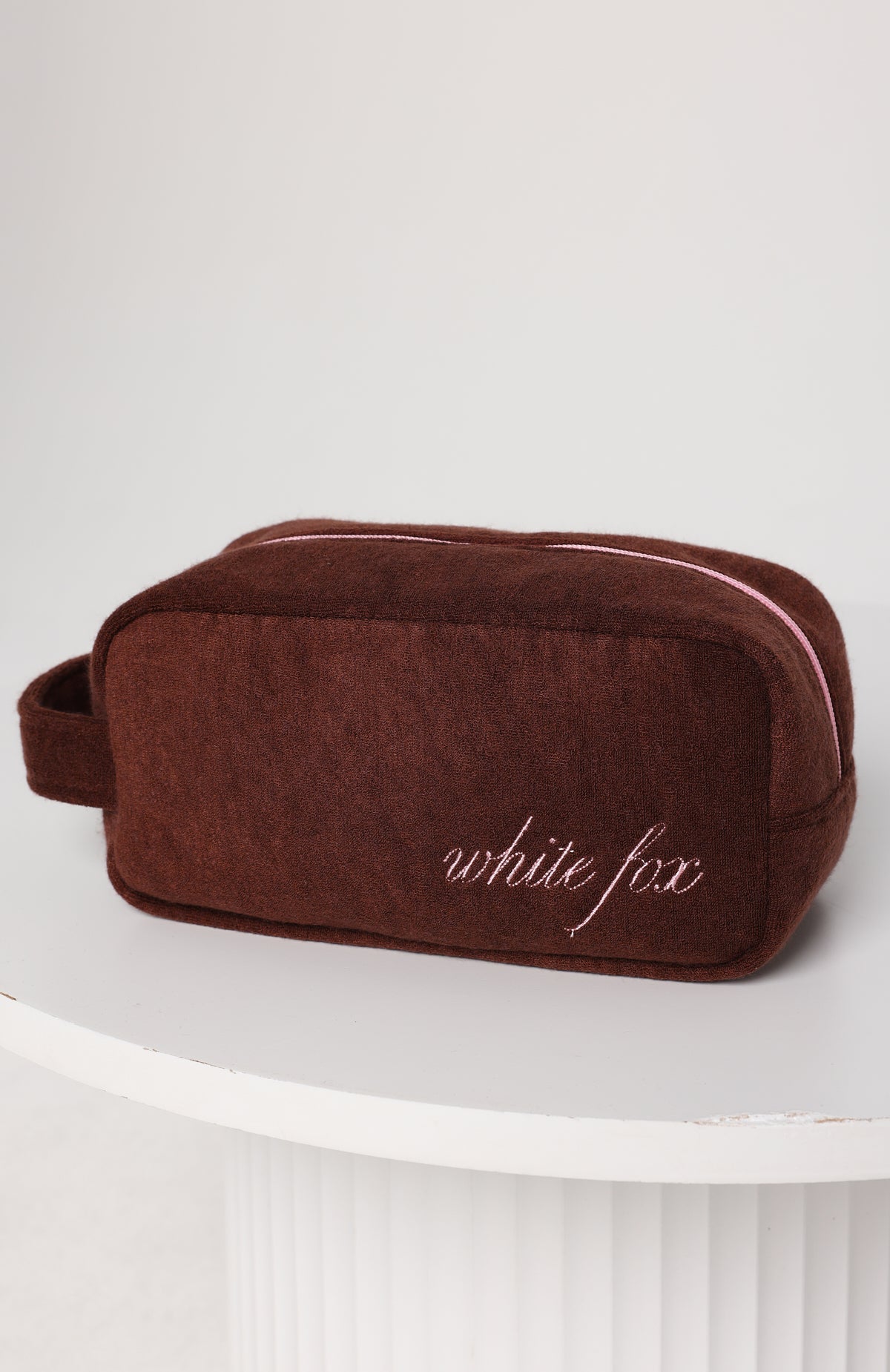 Lillian Cosmetic Bag Chocolate | White Fox Boutique US