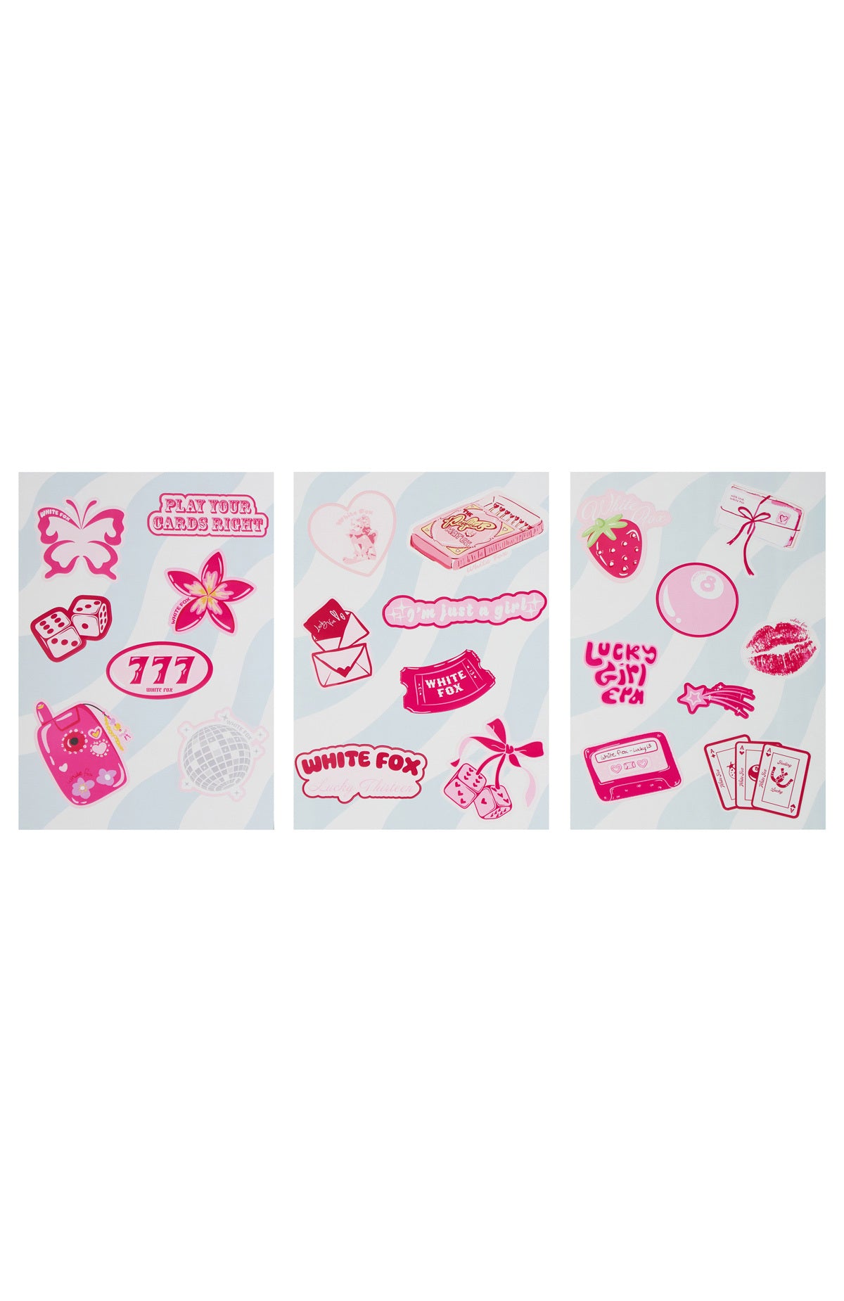 Lucky Thirteen Heidi Sticker Pack Mixed | White Fox Boutique US