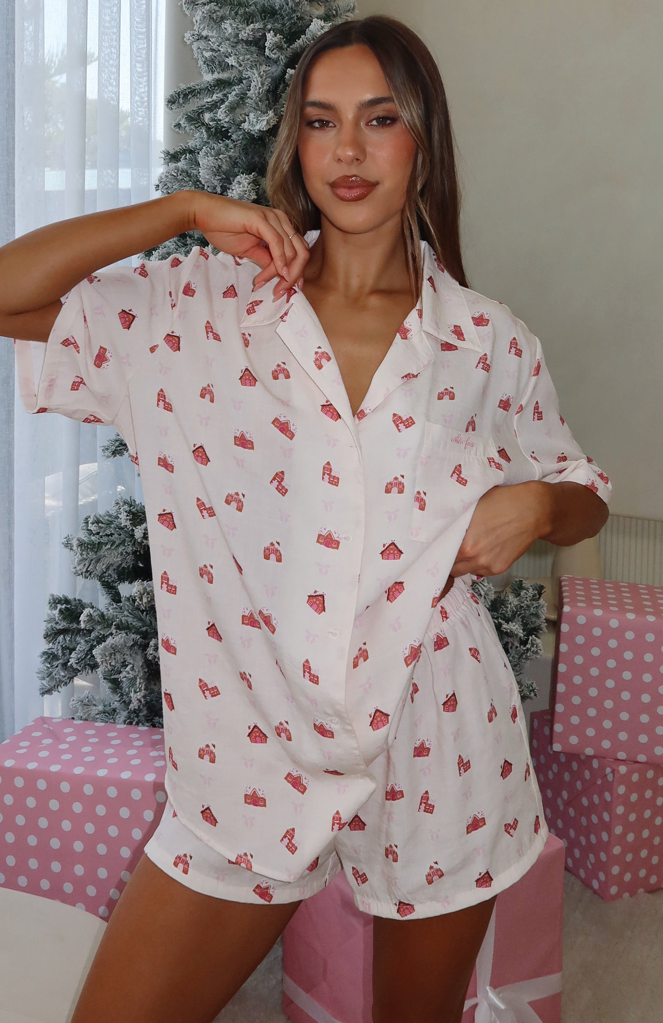 Offline Pyjama Set Gingerbread Dreams | White Fox Boutique US