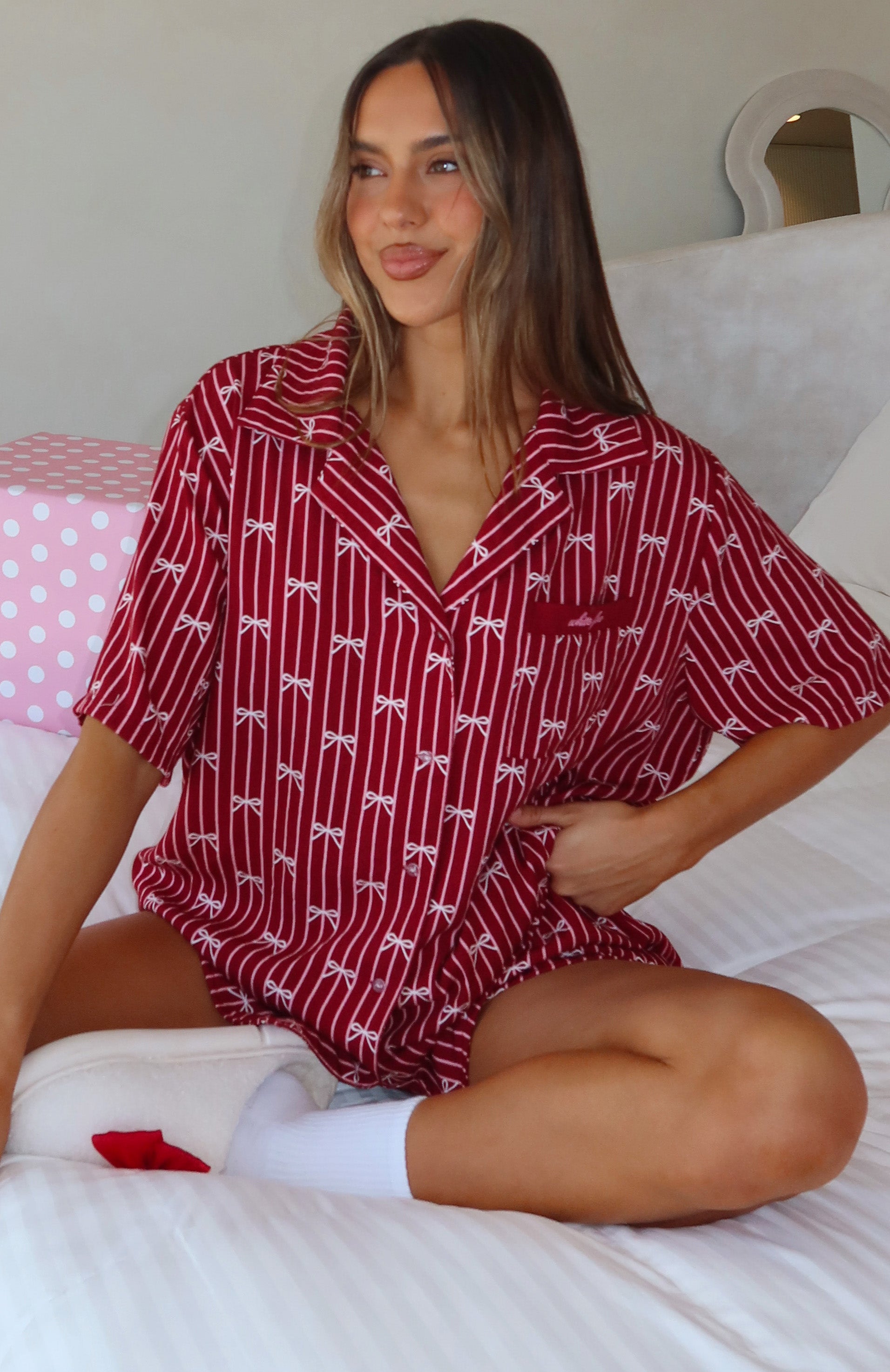 Offline Pyjama Set Merry Ribbons | White Fox Boutique US