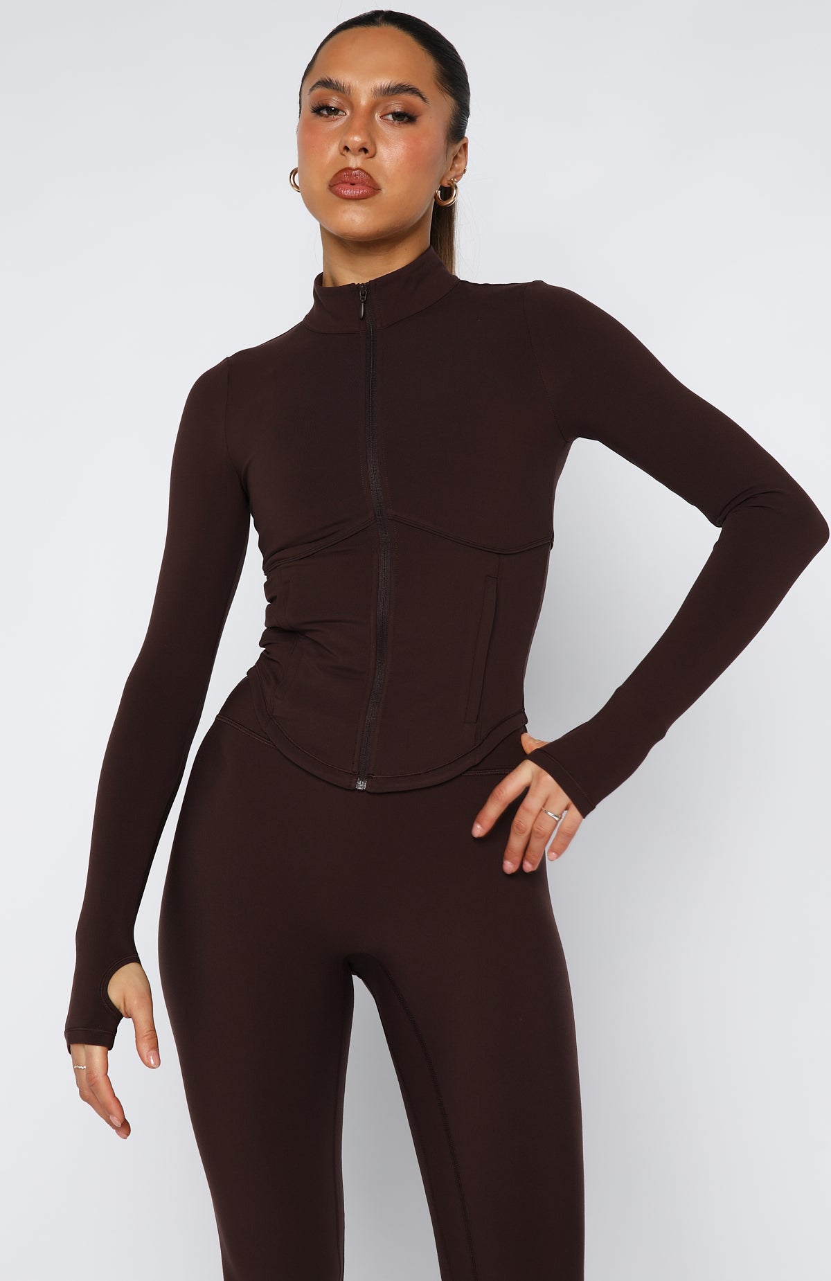 Persistence Jacket Dark Chocolate | White Fox Boutique US