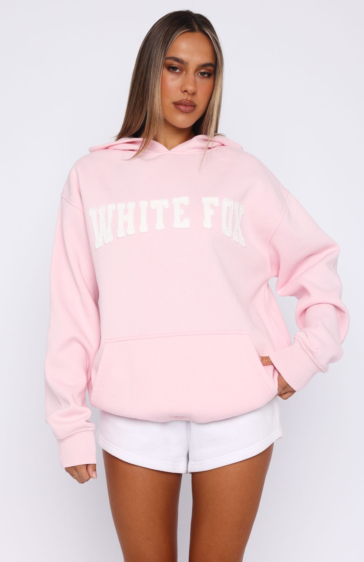 Shout It Out Oversized Hoodie Pink | White Fox Boutique US